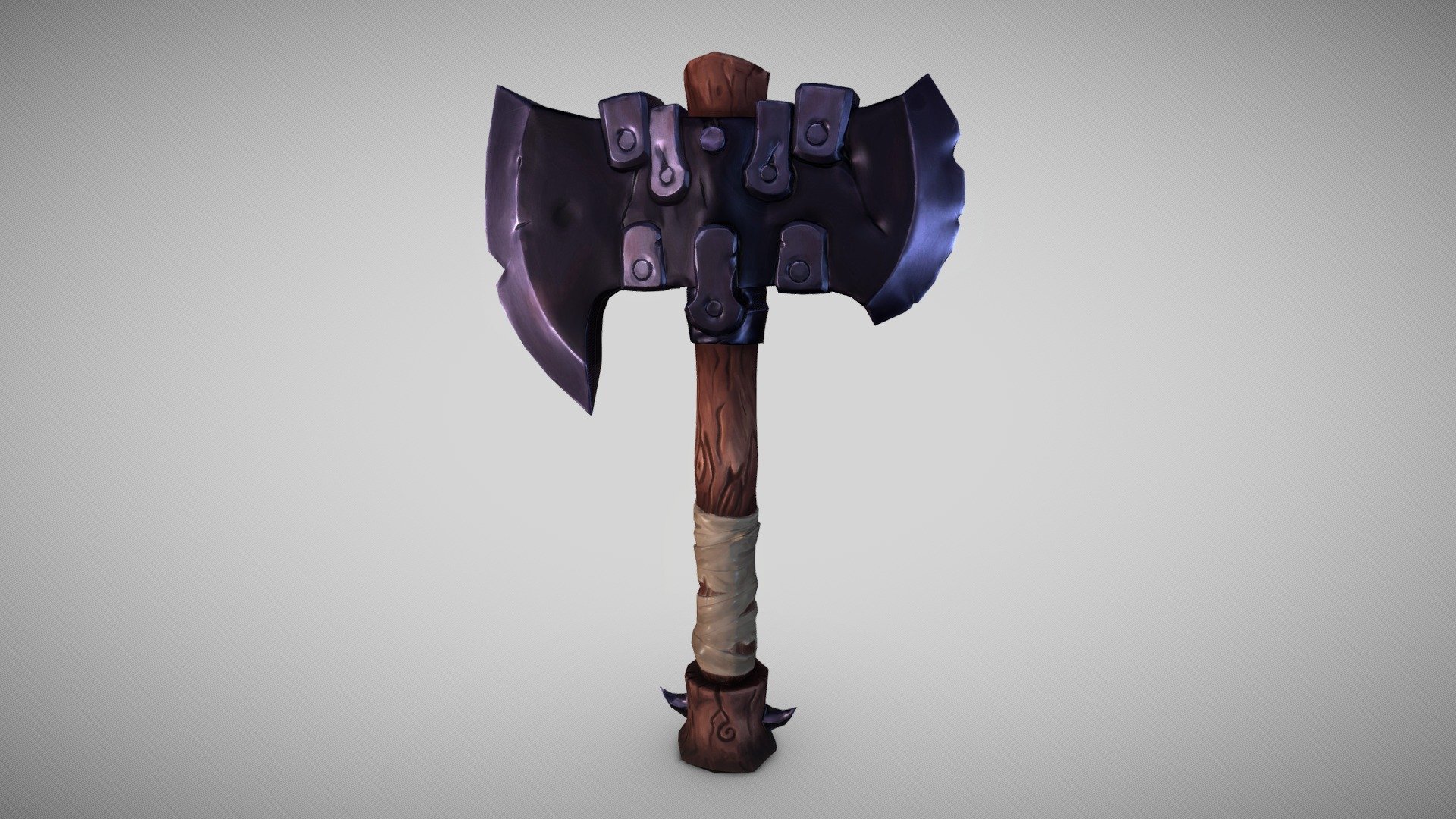 Battle Axe - 3D model by guille7600 [64d43d4] - Sketchfab