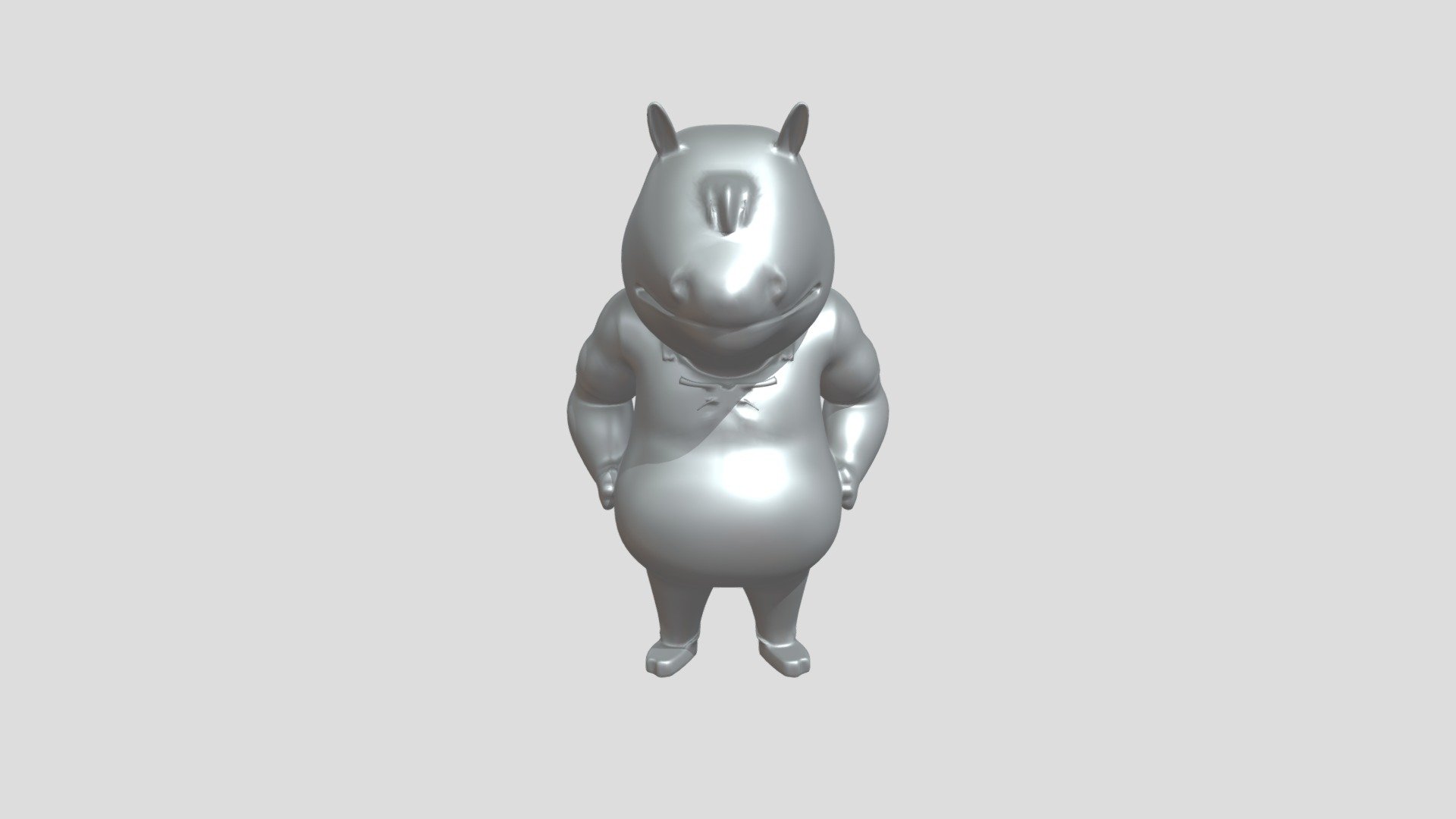 cartoon humanoid in blue suit - 3D model by K.Mac [64d6309] - Sketchfab