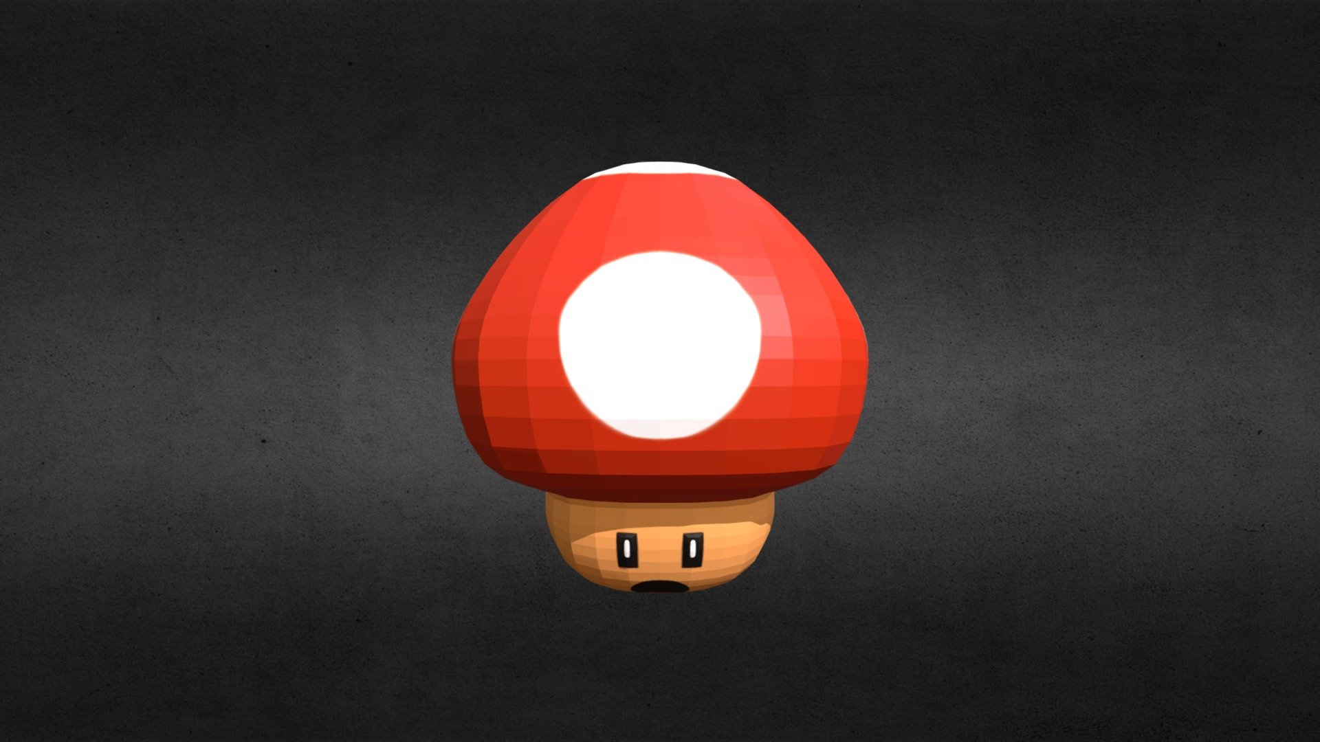 Mario's mushroom - Low Poly - 3D model by Léo Mrl (@leomrl) [64d7de1 ...