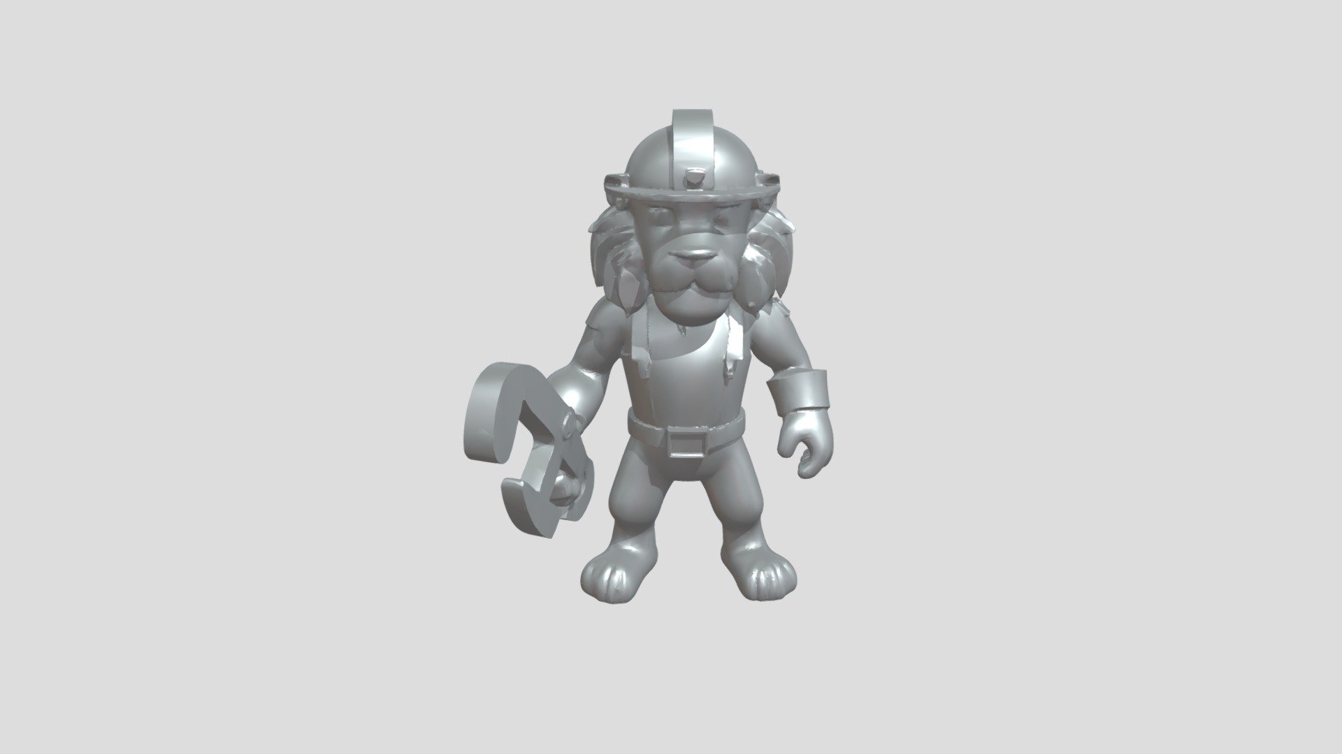 Lion worker - 3D model by Boris.Zhelev [64d8be2] - Sketchfab