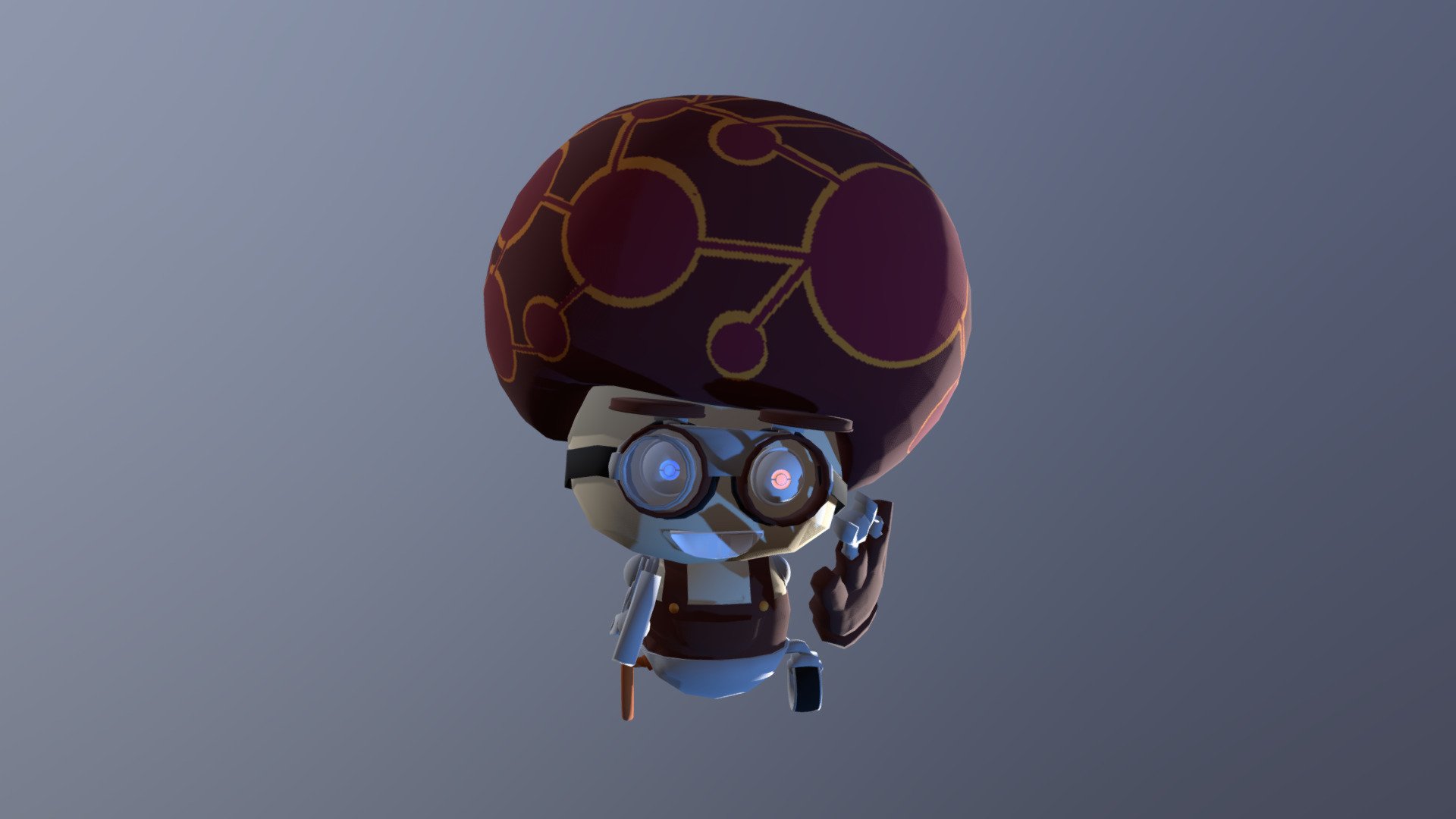 MUSHROBOT - 3D model by nicopratama38 [64dbd4f] - Sketchfab