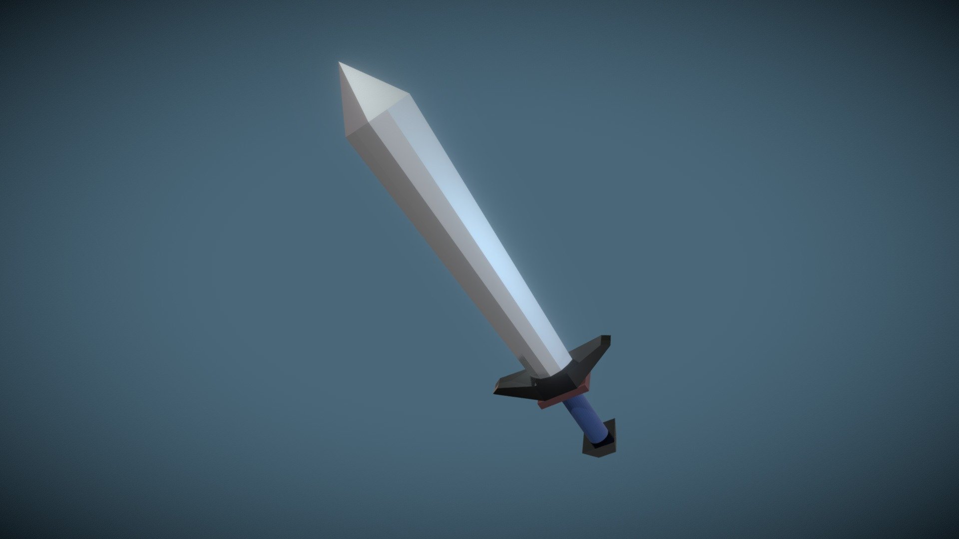 Low poly simple sword - Download Free 3D model by MrEliptik [64dc3e3 ...