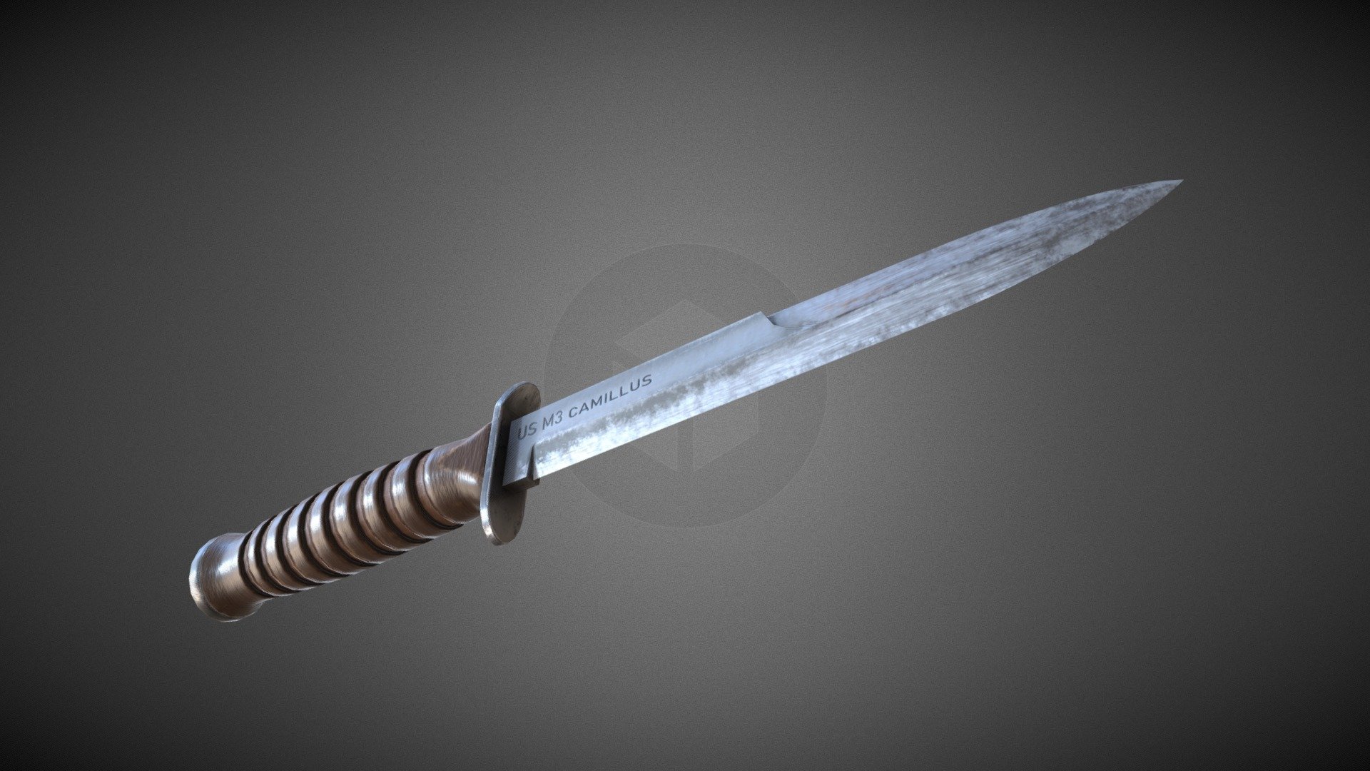 M3 trench knife - 3D model by Bartosz Bebłot (@Kevroan) [64dca57 ...