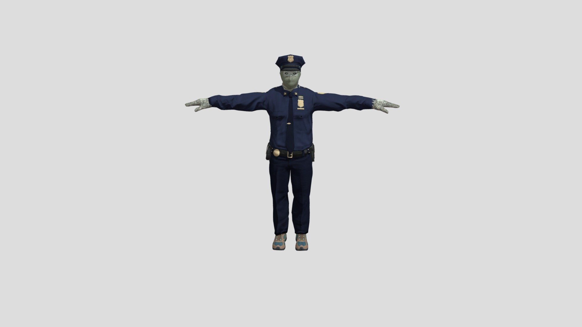 Ninja Police - 3D model by DontSuper [64ddfde] - Sketchfab
