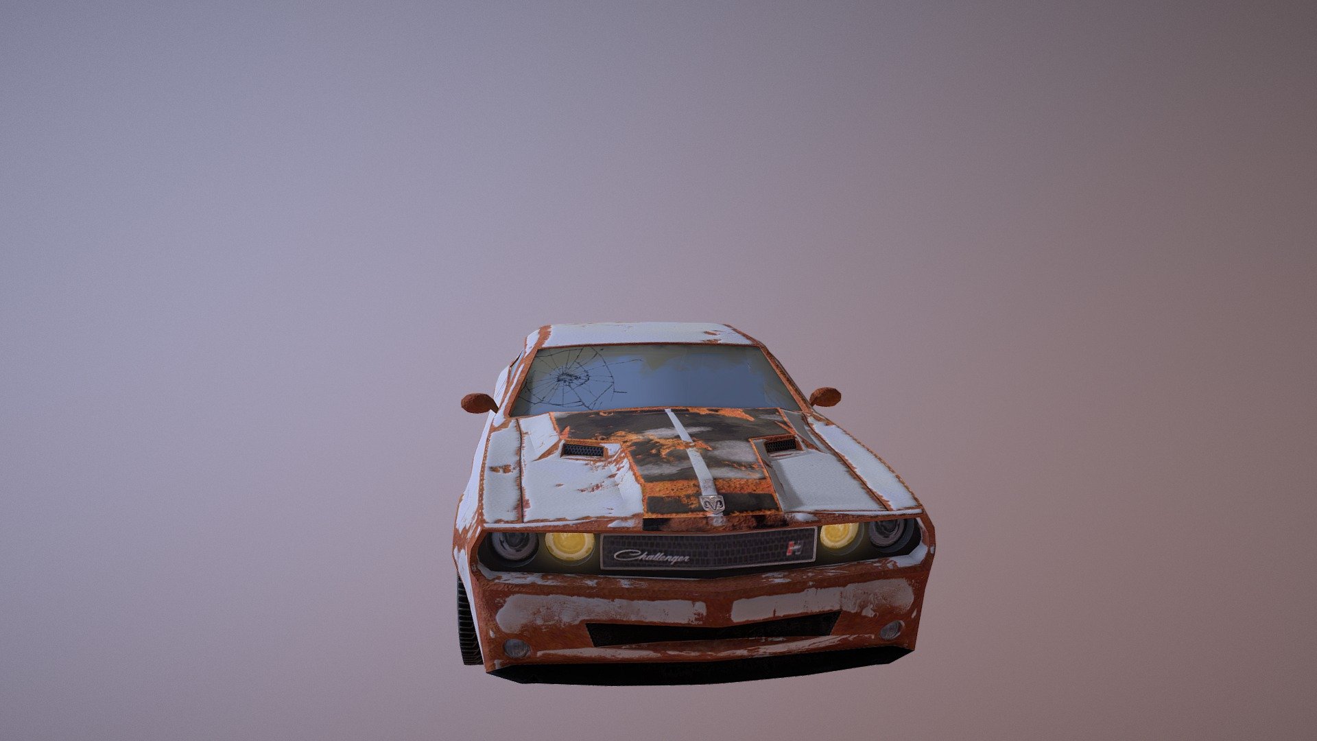 Dodge Challenger (Rusty) - 3D model by Rufaust [64deabf] - Sketchfab