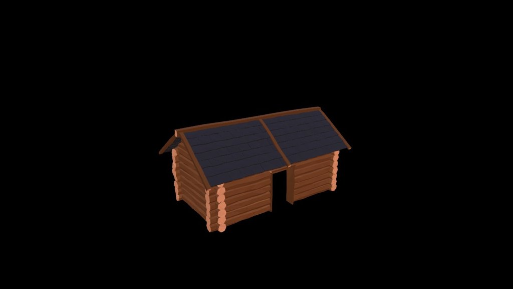 Low Poly Log Cabin - 3D model by Tom Brown (@tombrown1994) [64df54a ...