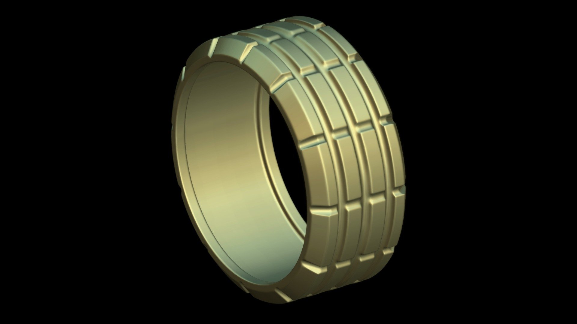 RWS001000003 - Wedding ring - 3D model by GloriousJewel [64e115f ...
