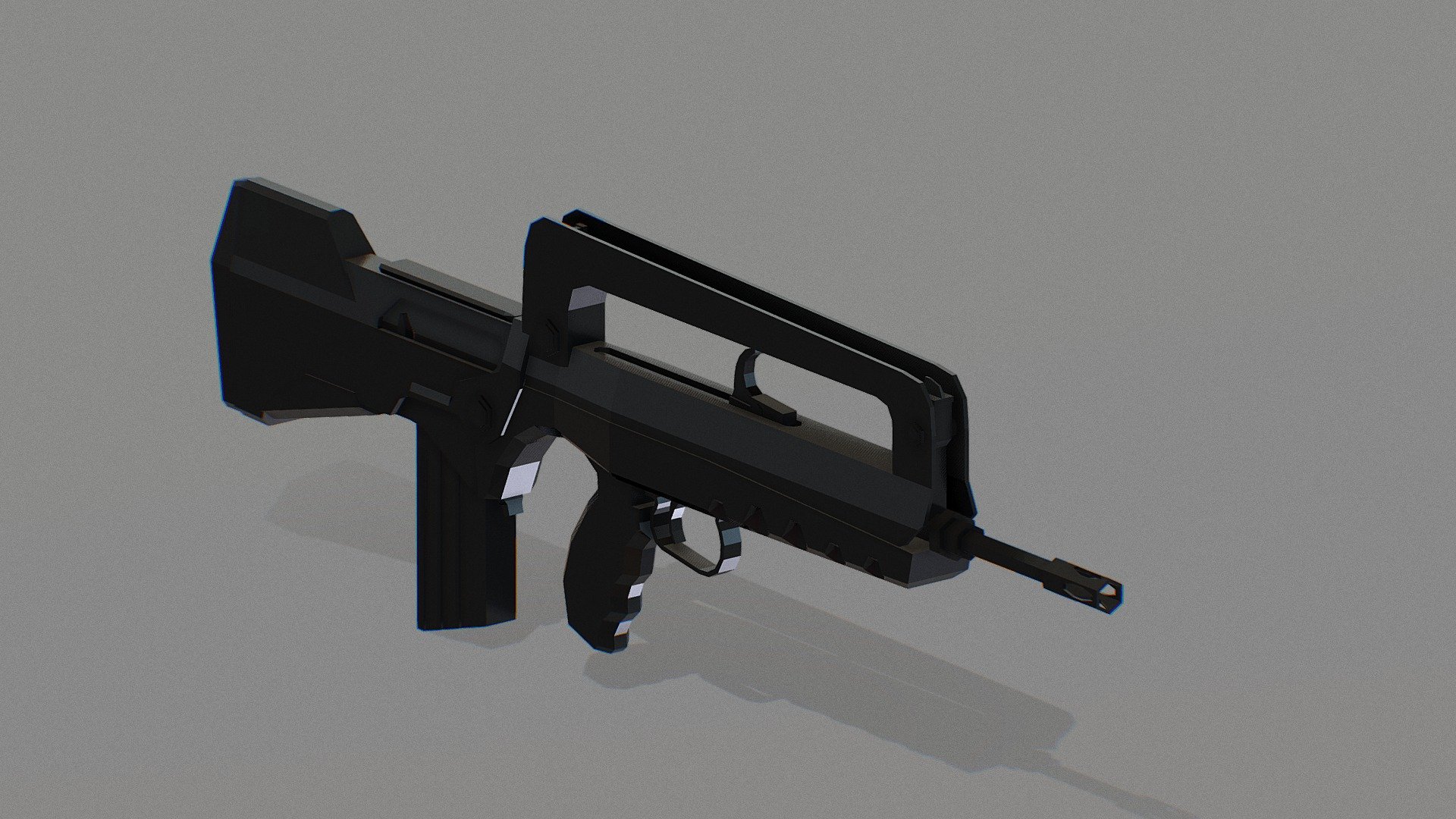 Famas | Low Poly - Download Free 3D model by maxk3 (@kovmax3663 ...