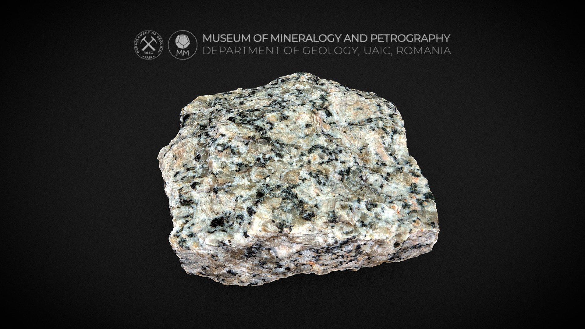 Granite (igneous rock) - 3D model by Museum of Mineralogy and ...