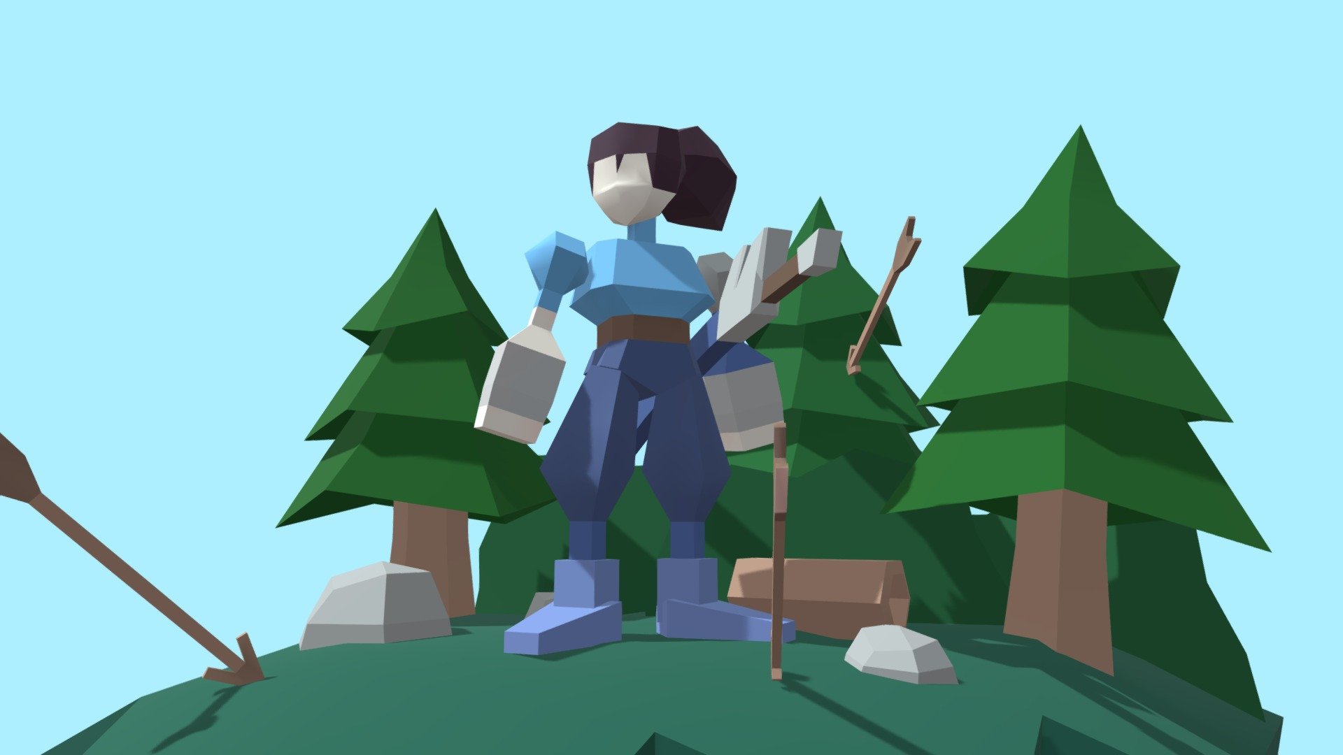 Yasuo FFVII Diorama - 3D model by Pedro Antonio (@pedroantoniow ...