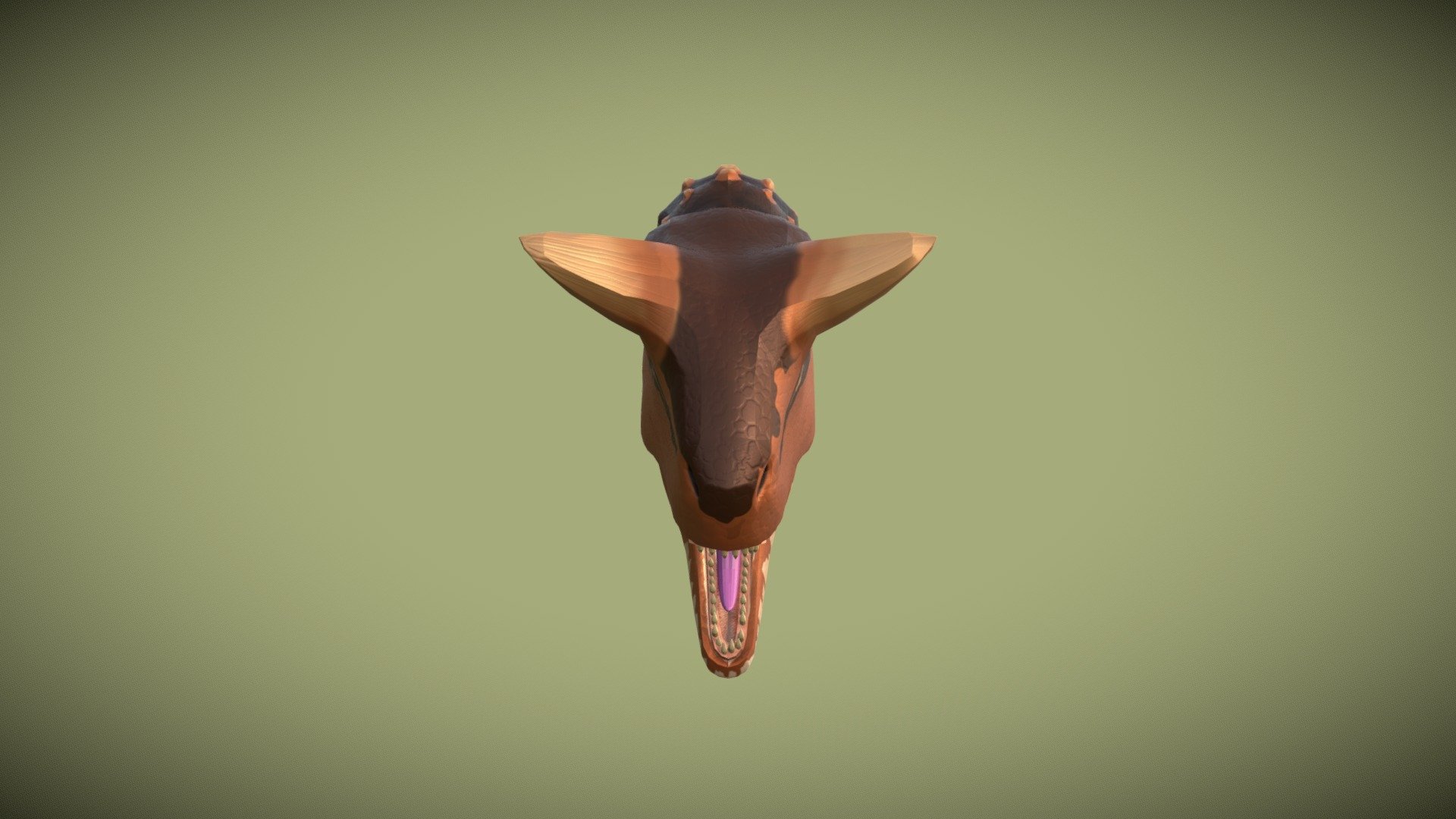 Carnotaurus Head - 3D model by avc.art [64e23c2] - Sketchfab