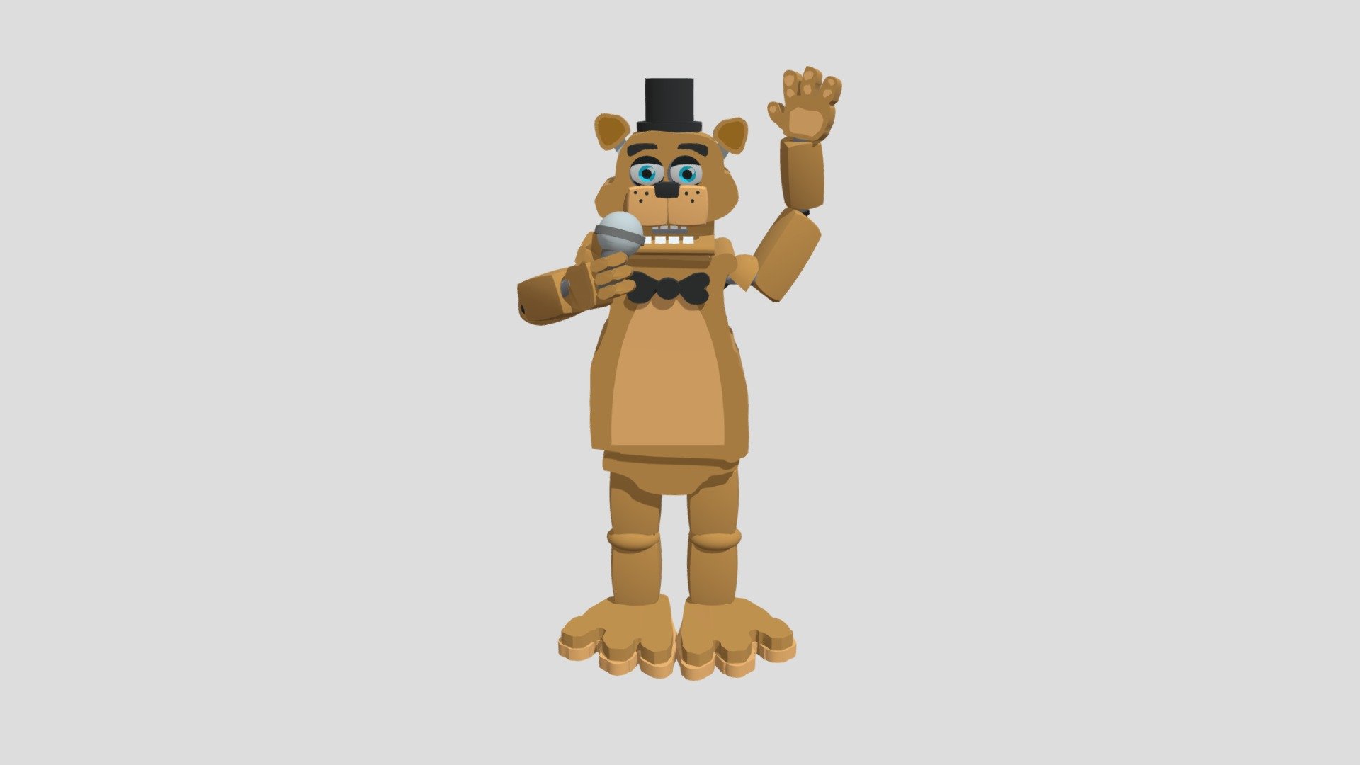 Freddy Fazbear - Download Free 3D model by DerekGamer [64e4a9f] - Sketchfab