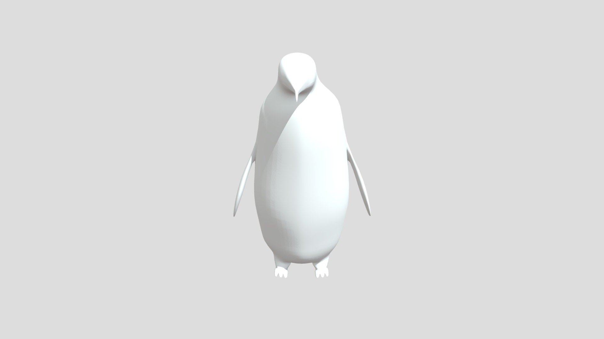 Penguin Base Mesh - 3D model by chloekg [64e4b8f] - Sketchfab