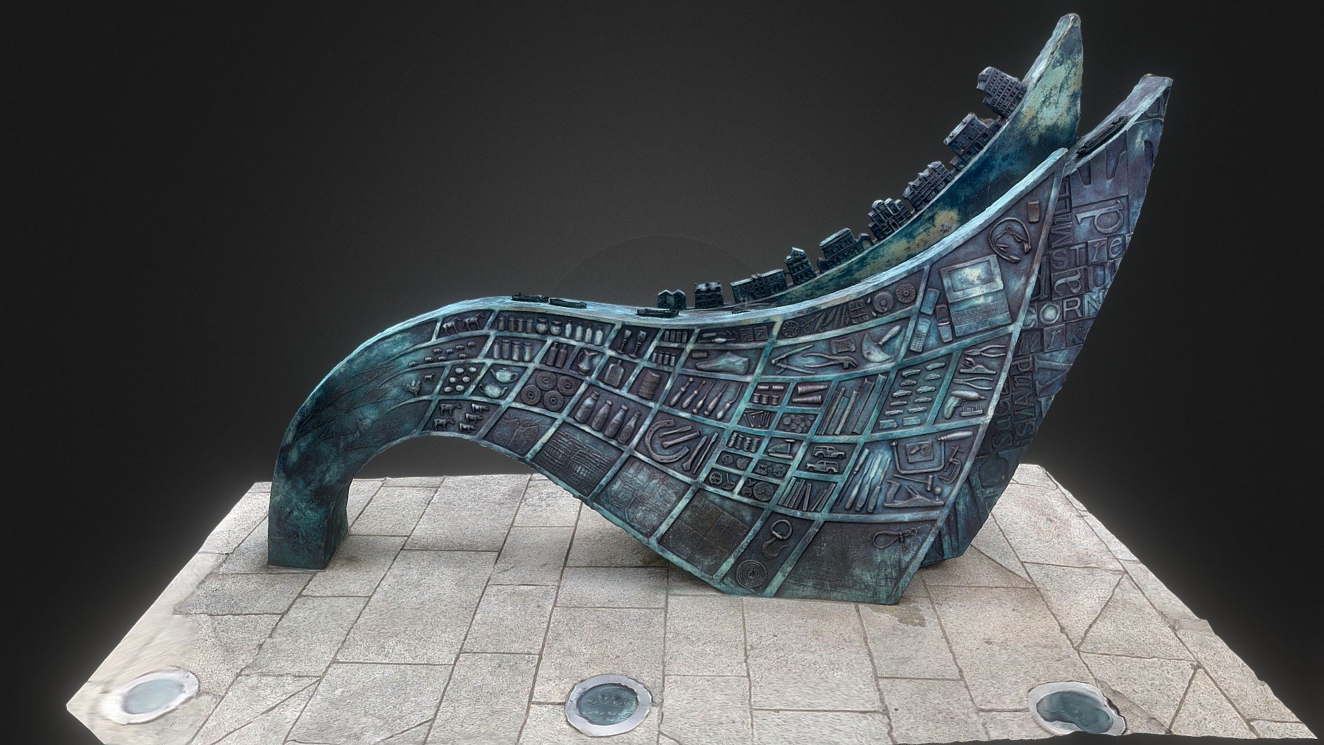 Quay sculpture full - 3D model by cathalmcd [64e501c] - Sketchfab