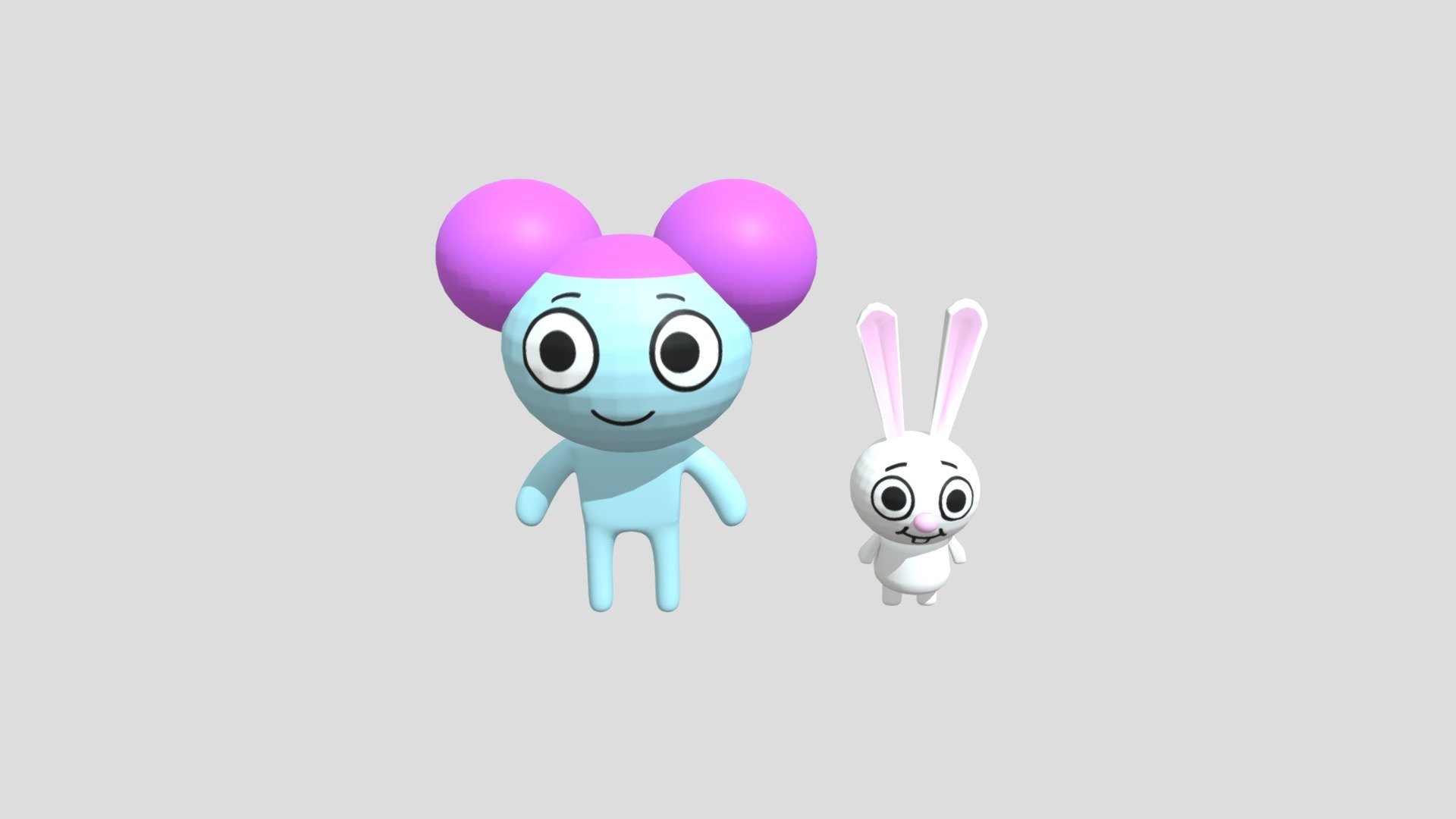Pibby And Bun Bun - Download Free 3D model by Korzo Johannez (@Korzo ...