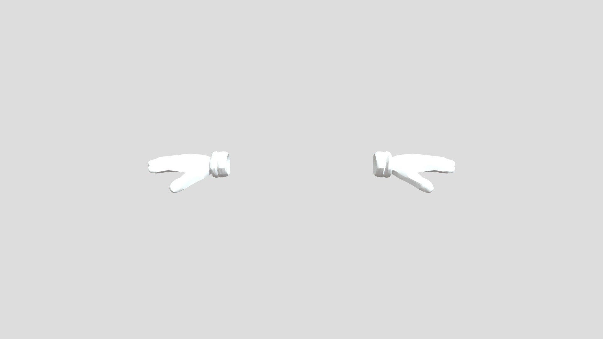 Sonic Gloves - 3D model by ItsOnlyJJ [64e662d] - Sketchfab