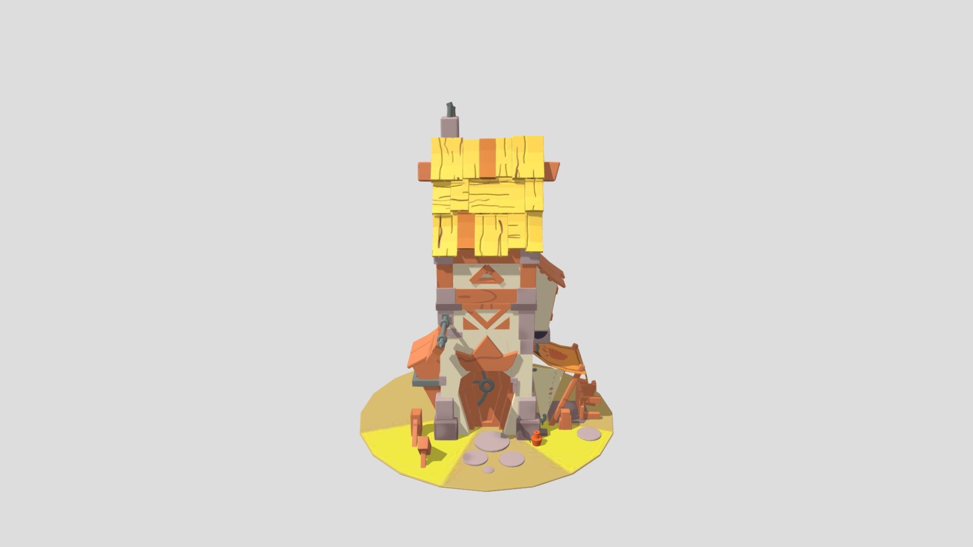 Shack - 3D model by ChangHeeHwee [64e6703] - Sketchfab