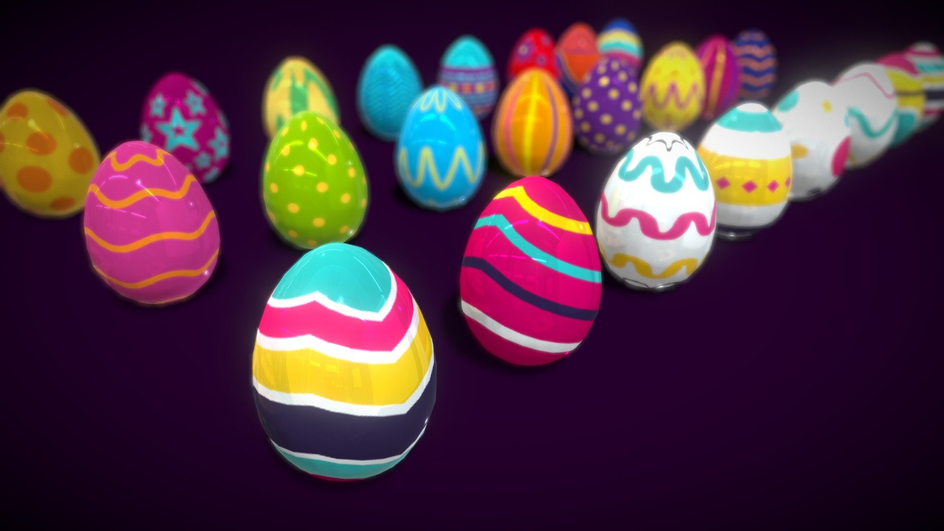 Colections Easter Eggs4 - Buy Royalty Free 3D model by vustudios ...