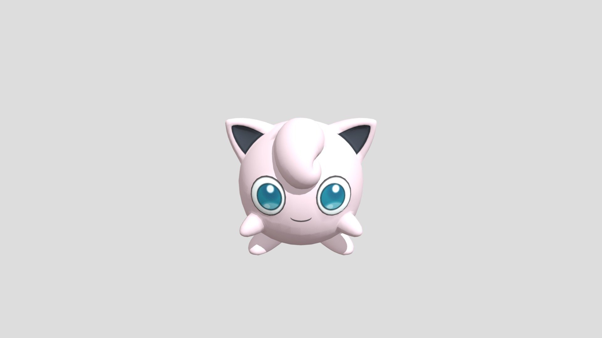 3DS - Pokemon X Y - 039 Jigglypuff - Download Free 3D model by ...