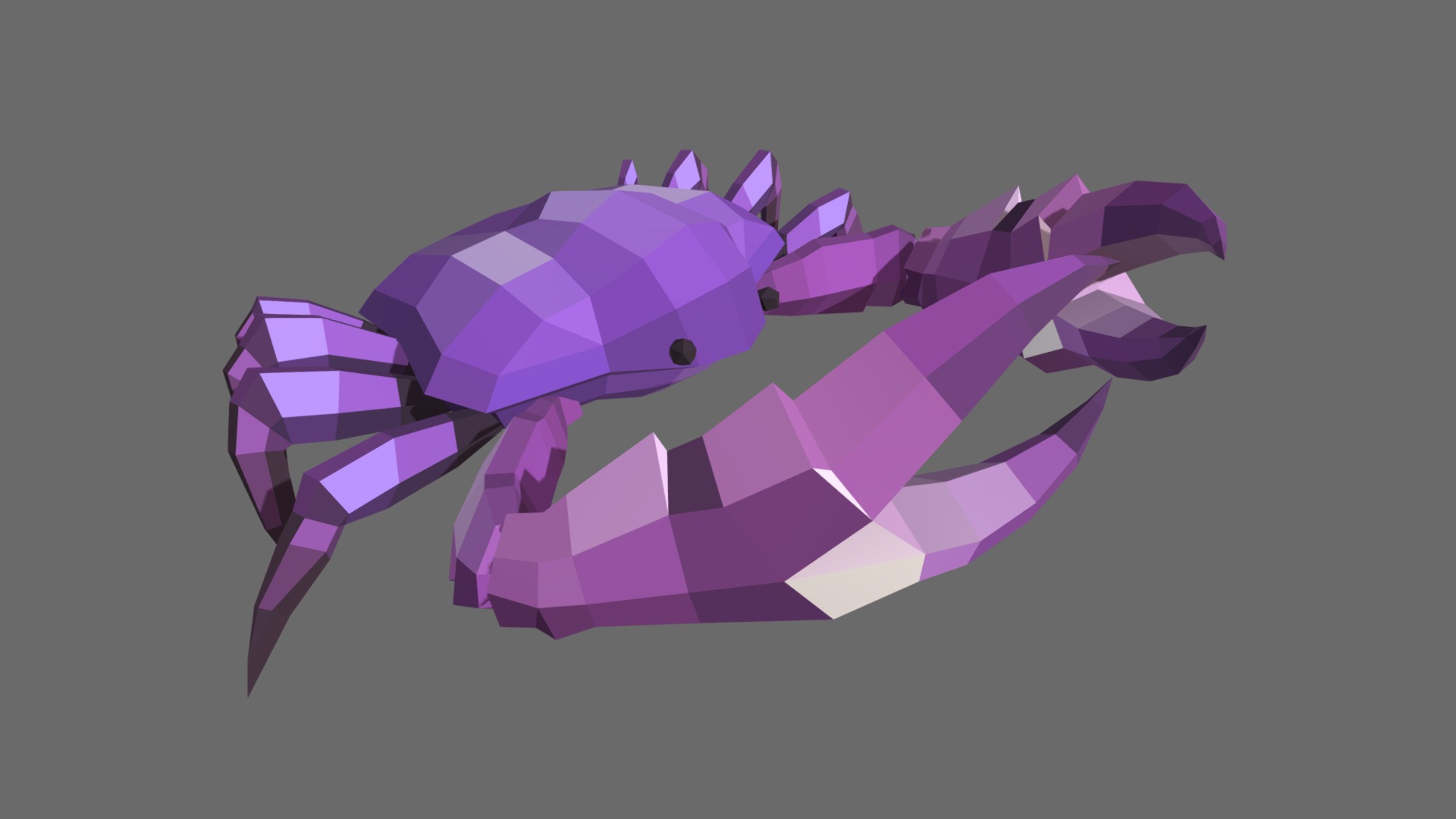 Crab - 3D model by josluat91 [64e7f40] - Sketchfab