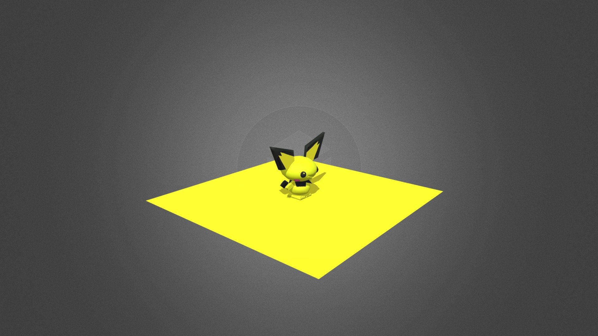 Pichu pokemon 3D - Download Free 3D model by ZEBandit3D [64e80ce ...
