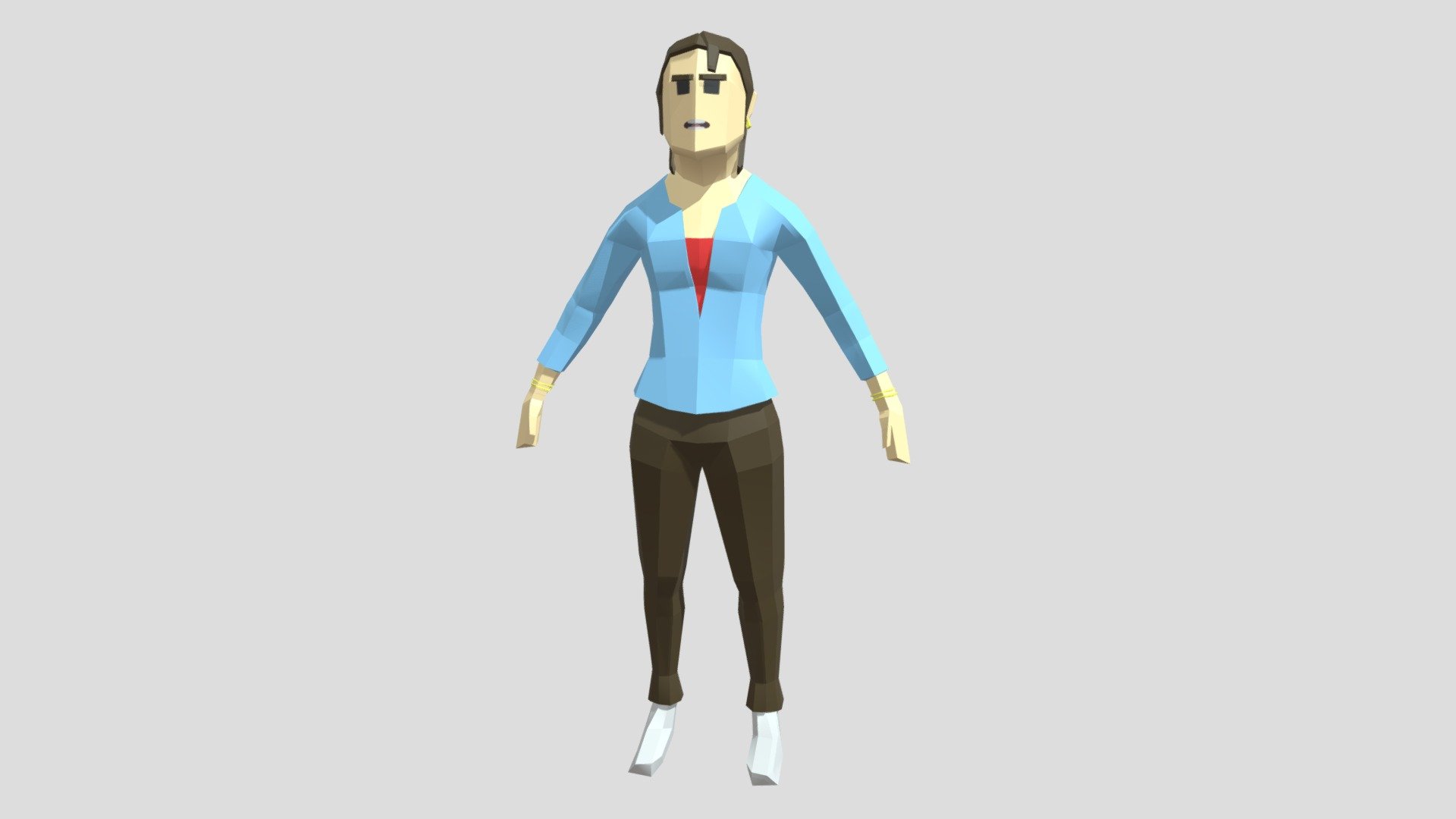 Low Poly Mom - 3D model by brandon15welch [64ea781] - Sketchfab