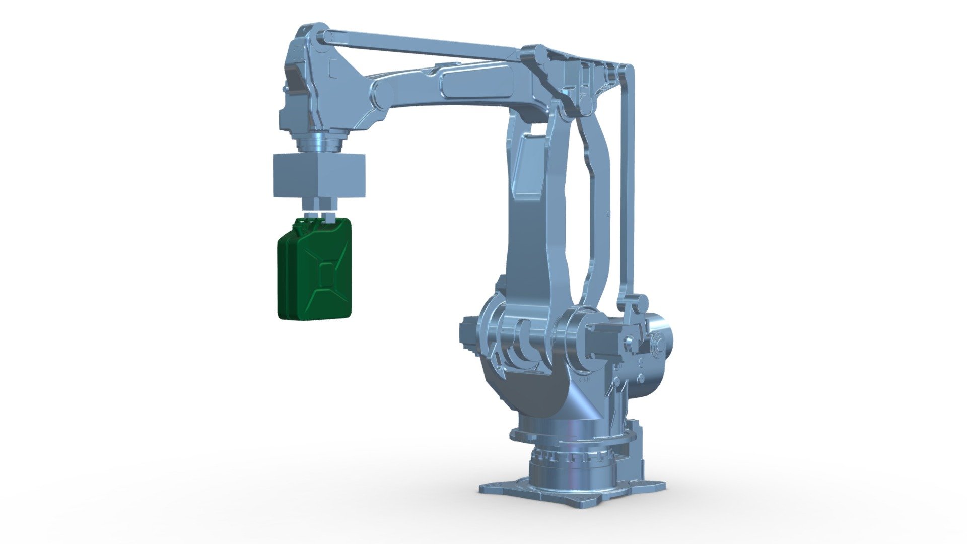 Robot arm - 3D CAD model - 3D model by Freek de With (@3DCADengineer ...