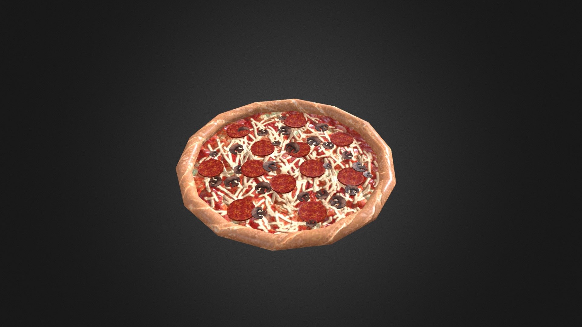 Pizza - Download Free 3D model by Clément Pasquier (@quack) [64eea8d ...
