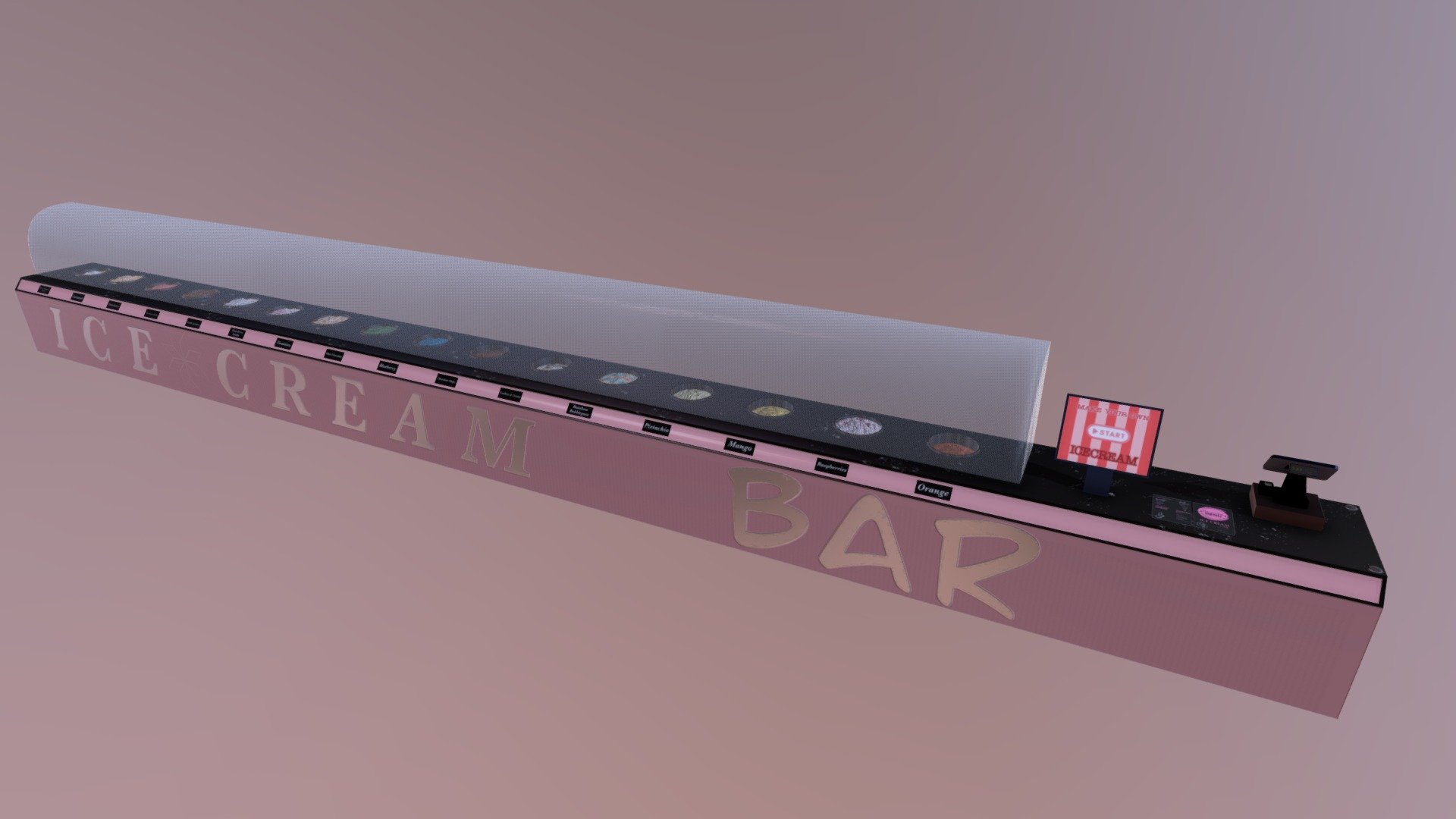 Ice-cream Bar - Download Free 3D model by Amango__Art [64eed3a] - Sketchfab
