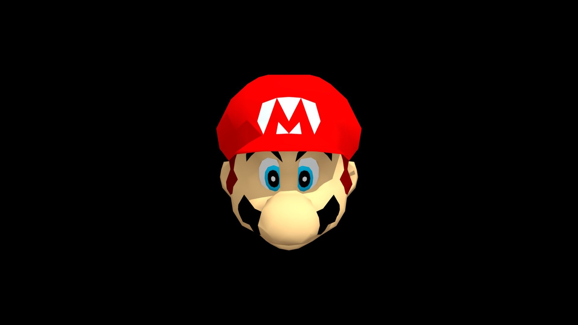 Nintendo 64 - Super Mario 64 - Marios Head - 3D model by DudeBros179 ...