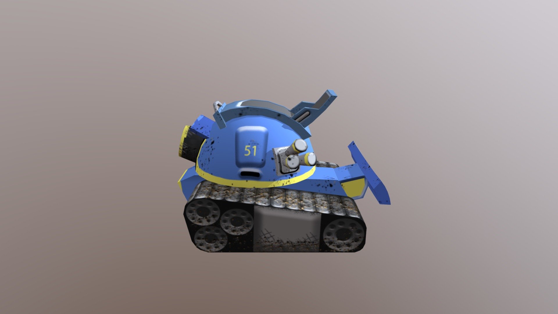 Tiny Tank - 3D model by Jason Taylor (@chase92) [64efe5f] - Sketchfab