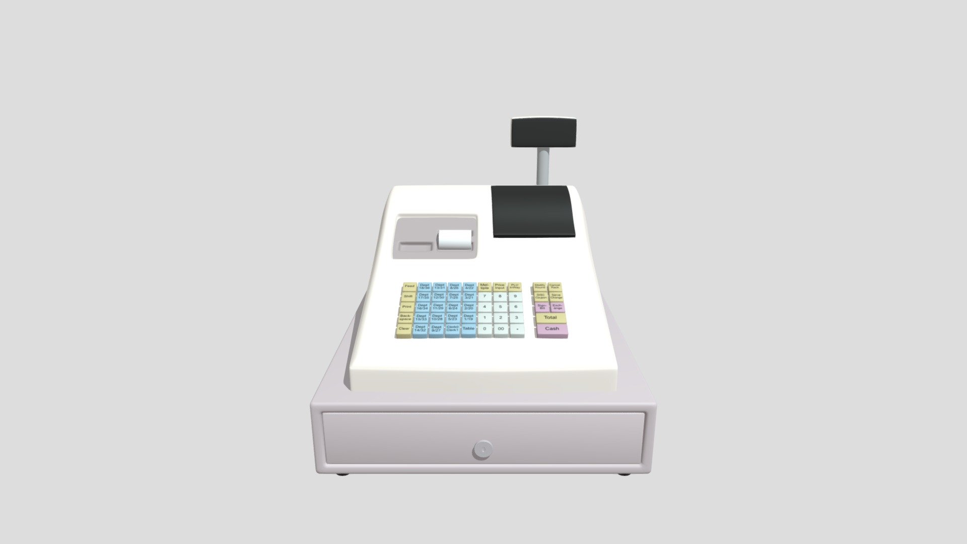 Cash Register - Buy Royalty Free 3D model by Ed+ (@EDplus) [64f03b8 ...