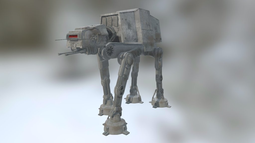 AT-AT - 3D model by Game Ready Art (@jesperbj) [64f0e5e] - Sketchfab