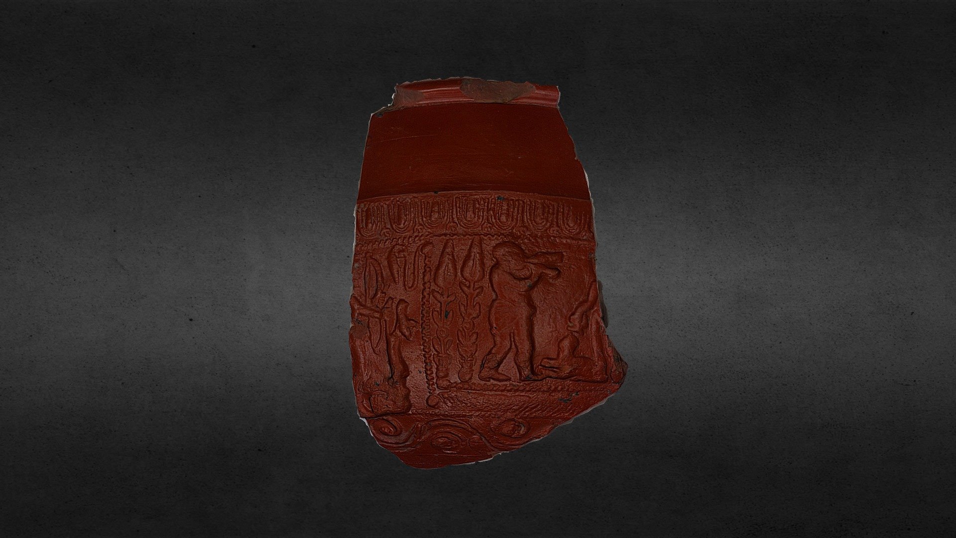 Samian pot from Gloucester - 3D model by Cotswold Archaeology ...