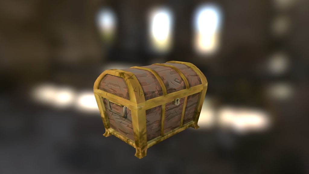 Stylized Treasure Chest - 3D model by Trace Gordon (@tracegeeze ...