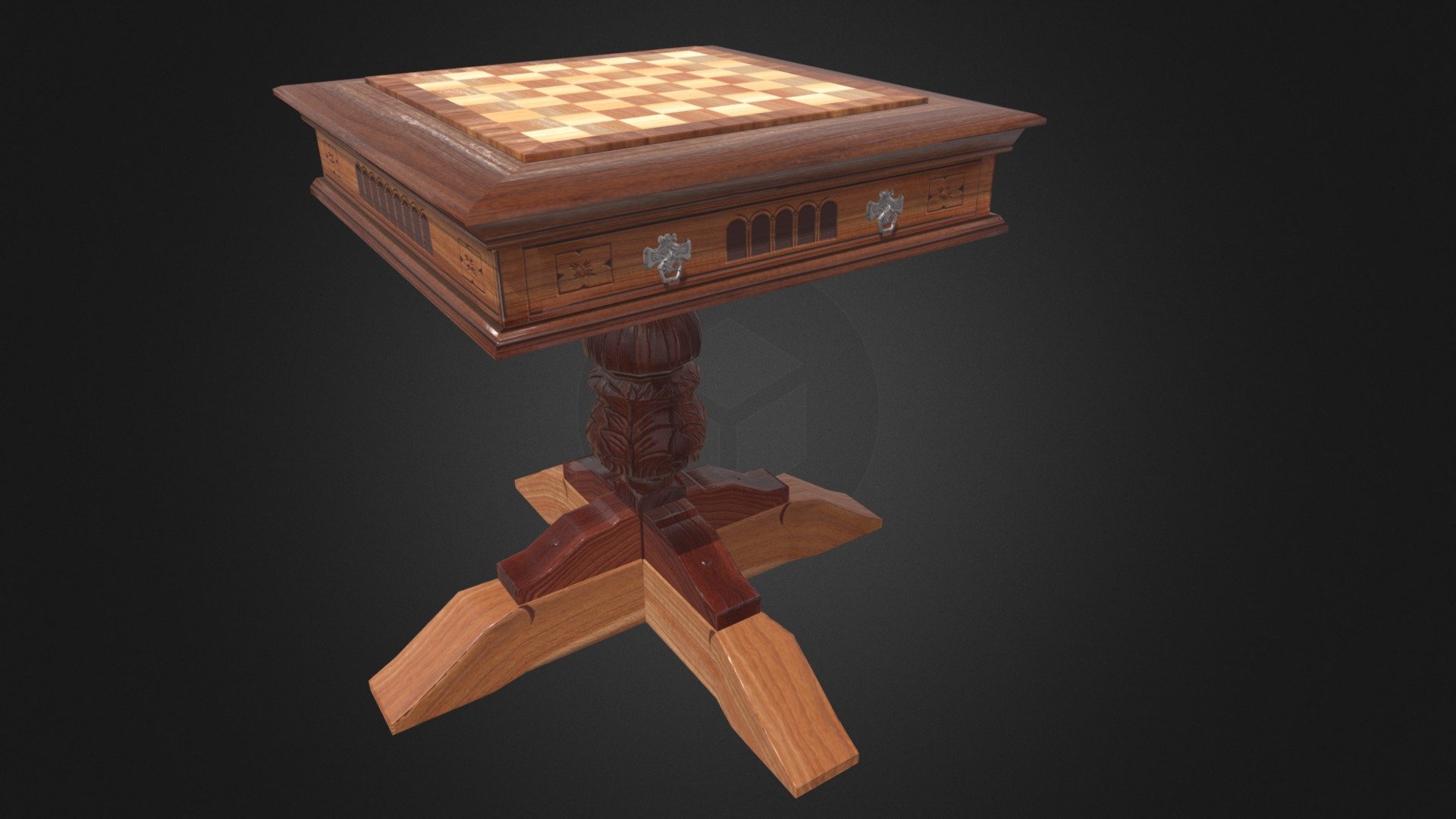 Chess table - Buy Royalty Free 3D model by Ghan (@genghisghan) [64f3c1f ...