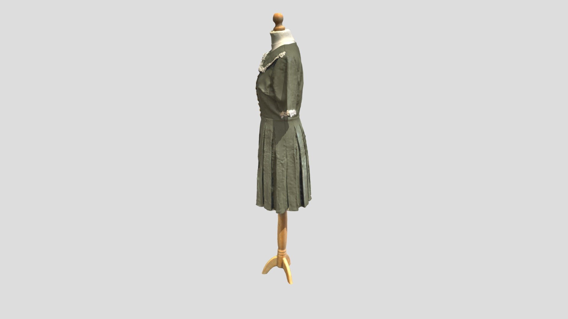 Dress Scan - Without Cleanup - 3D model by dashmedia [64f3ebb] - Sketchfab