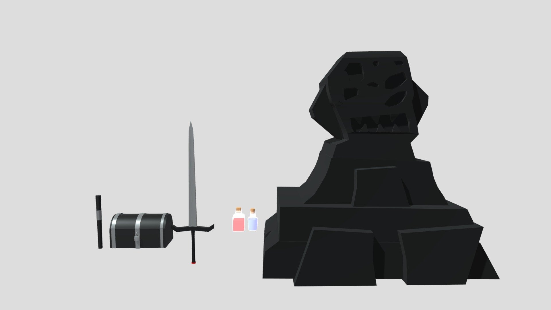 Dungeon props - Download Free 3D model by daniilzaharov871 [64f6f47 ...