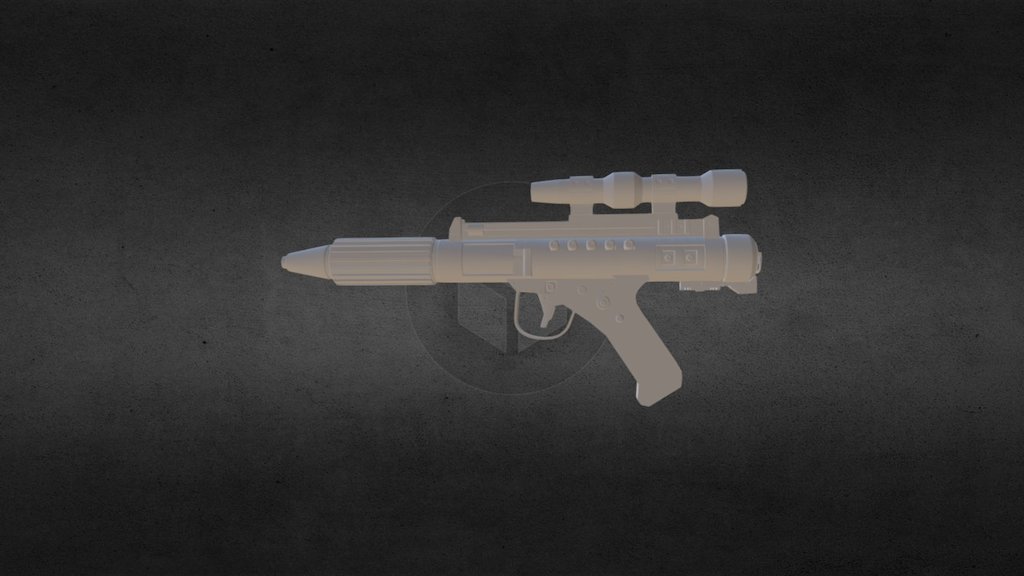 DH17 Blaster Pistol - 3D model by TasosPoursaitides (@TasosPours ...