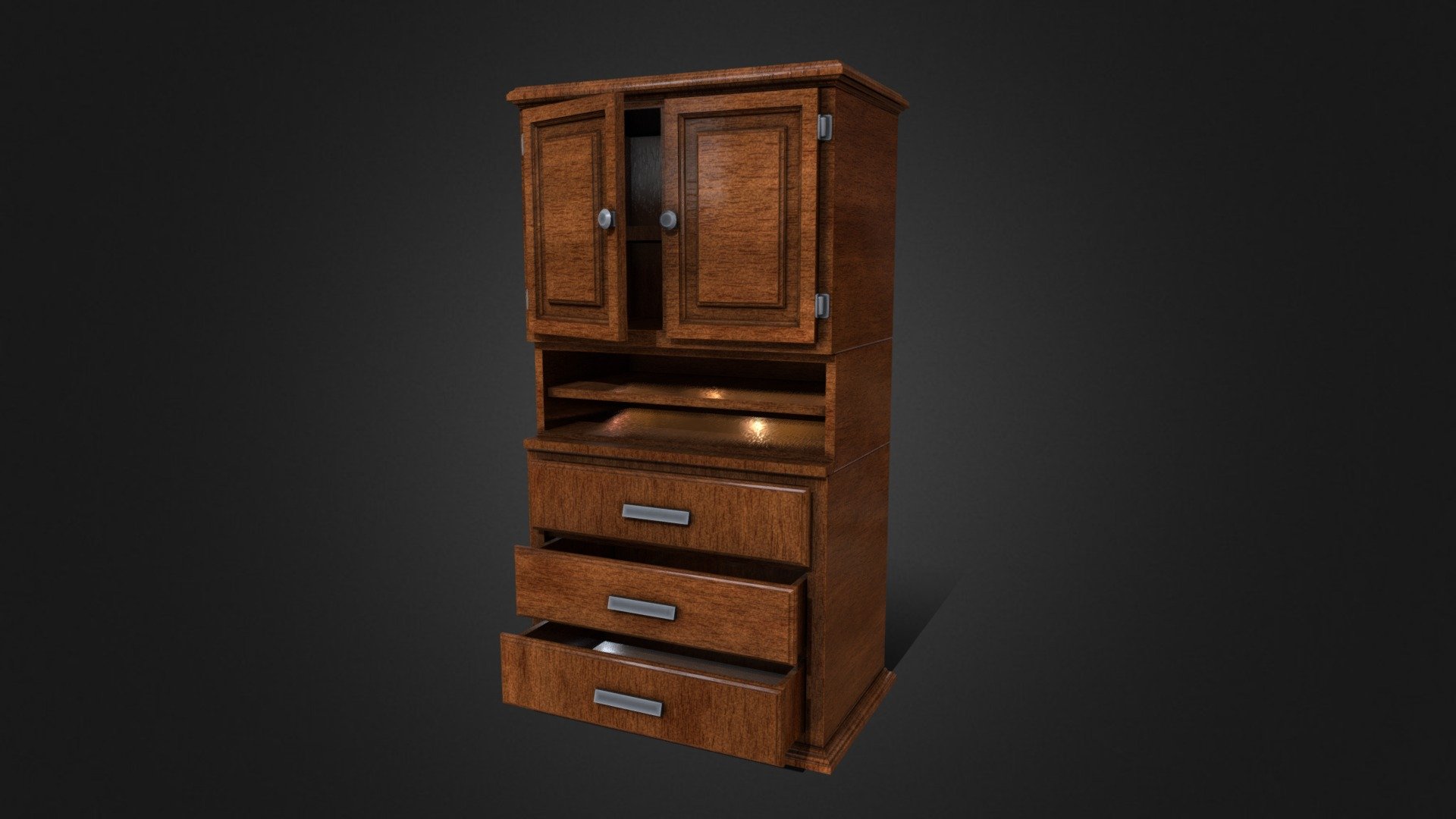 Classic cupboard - Download Free 3D model by V.Wios (@Viktorian_Wios ...