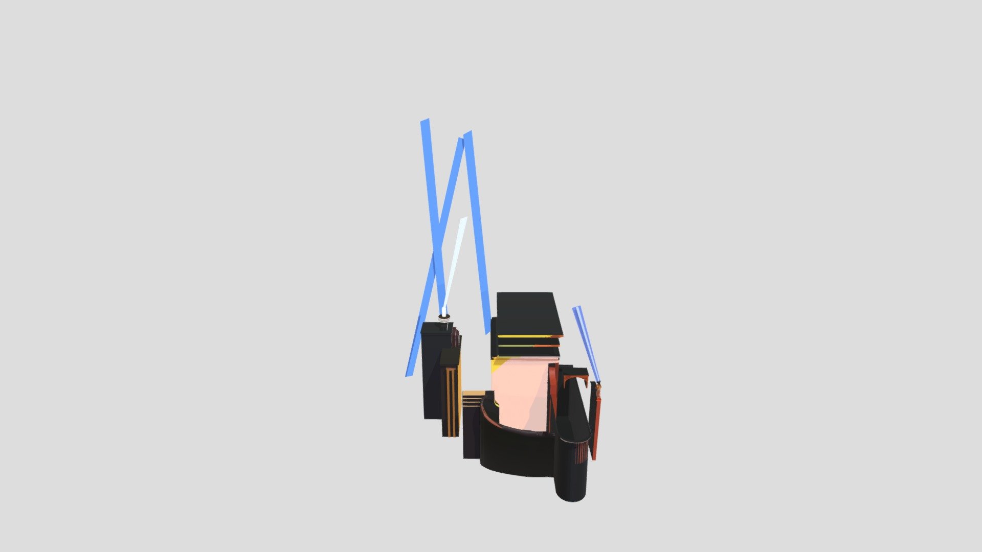 Tcf Golden Structure Logo By Superbaster2015 - Download Free 3D model ...