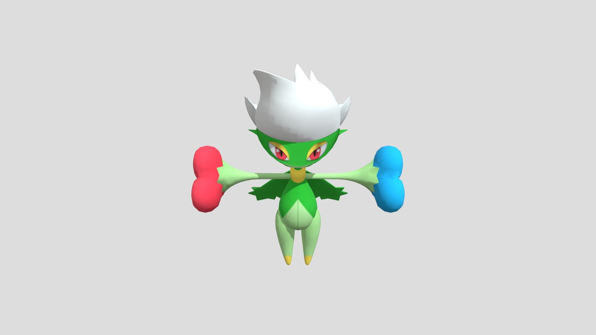 3DS - Pokedex 3D Pro - 407 Roserade - 3D model by lisamertsch [64fad04 ...
