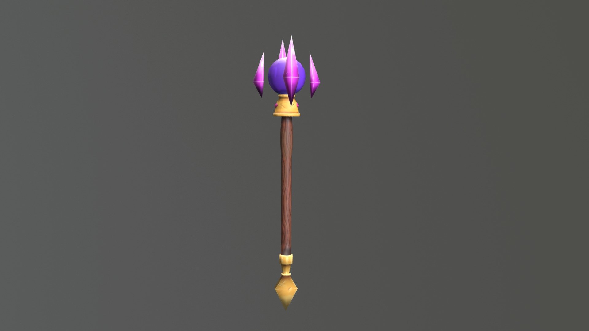 Royal Staff - 3D model by Soxbrooker [64fb639] - Sketchfab