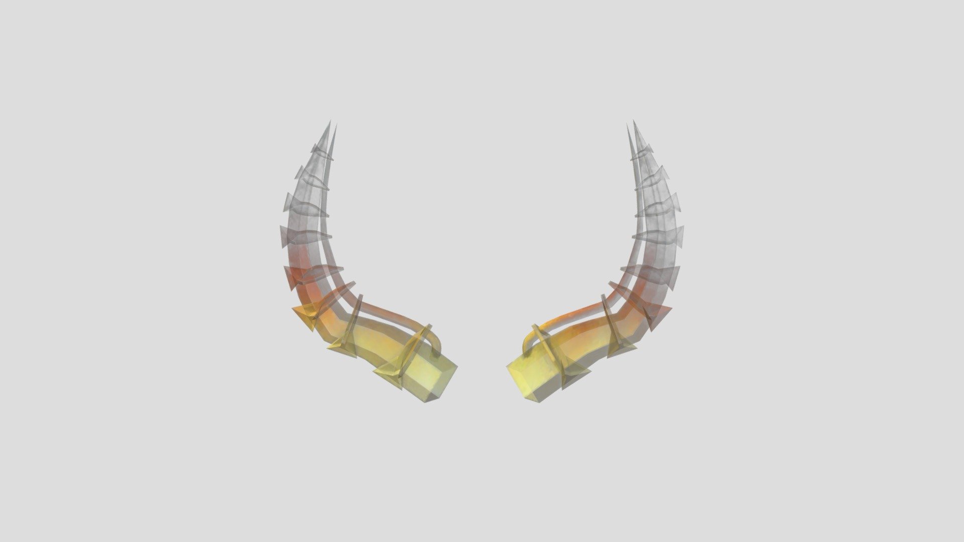 roblox Golden Eclipse Horns - Download Free 3D model by king master ...