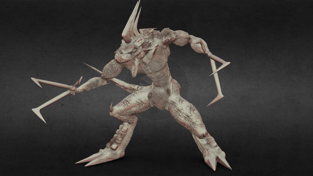 Monsters and enemies - A 3D model collection by Angel V Mendez (@Angel ...