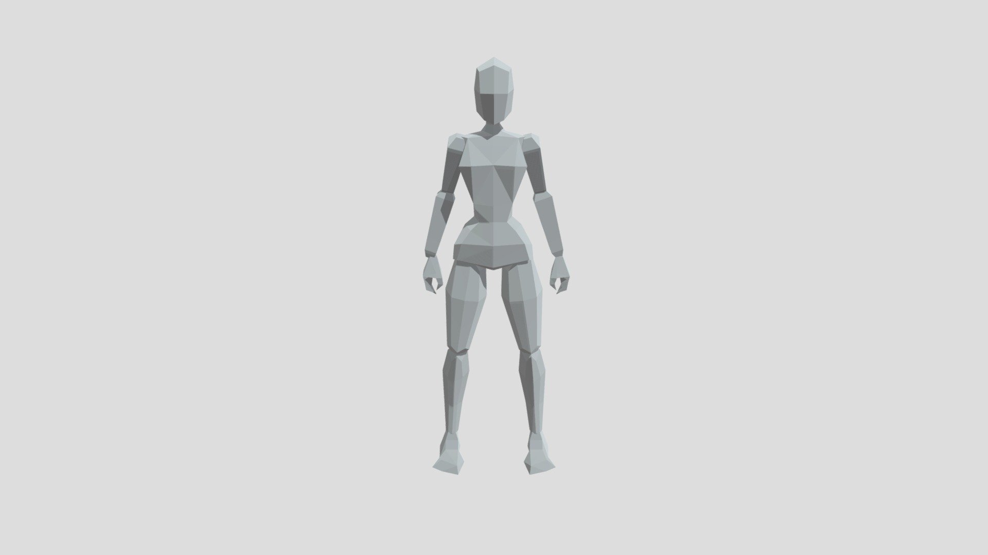 Female Lowpoly Mesh - 3D model by chrishgfgh [64ff011] - Sketchfab