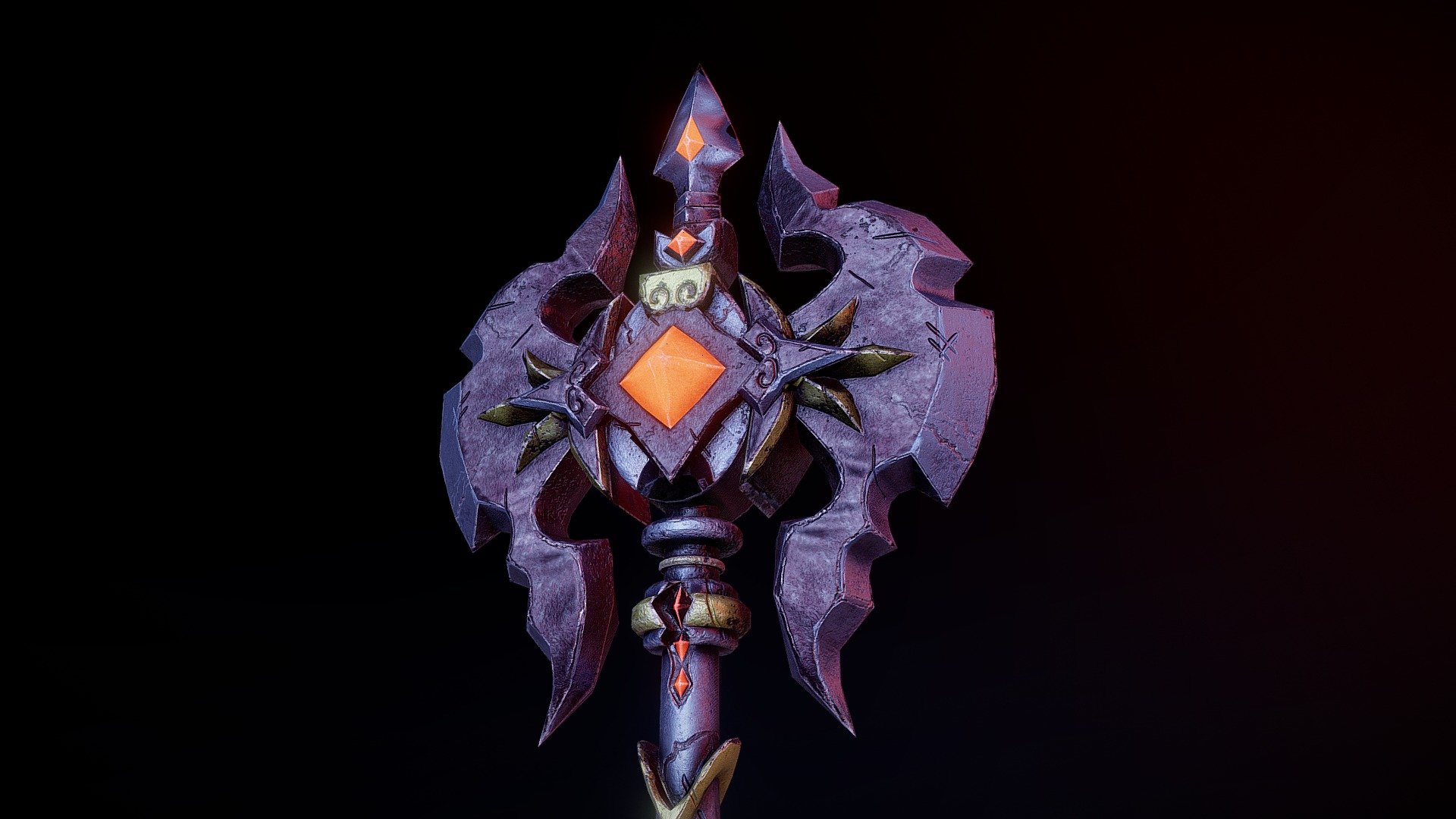 Poleaxe - 3D model by MagicBean _神奇豆豆 (@magic_bean) [64ffed8] - Sketchfab