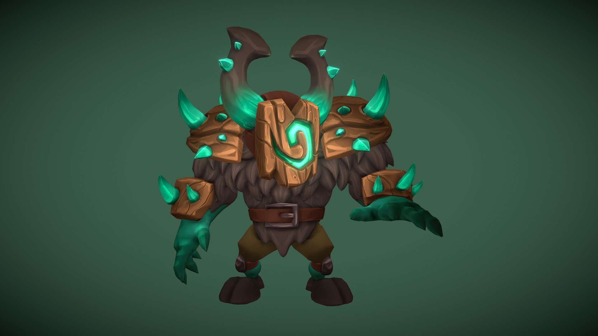 Stylized Fantasy Forest Spirit - 3D model by N-hance Studio ...