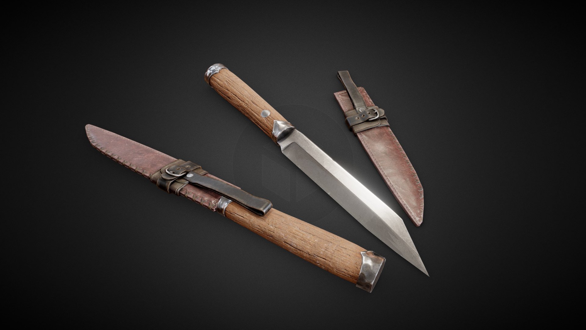 Medieval/Fantasy Knife - Download Free 3D model by Aike (@anathlyst ...