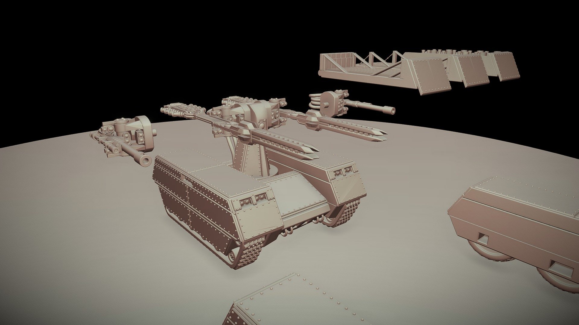 Aurora Vanguard - UGV Base assembly animation - 3D model by Feathr0z [65021ca] - Sketchfab